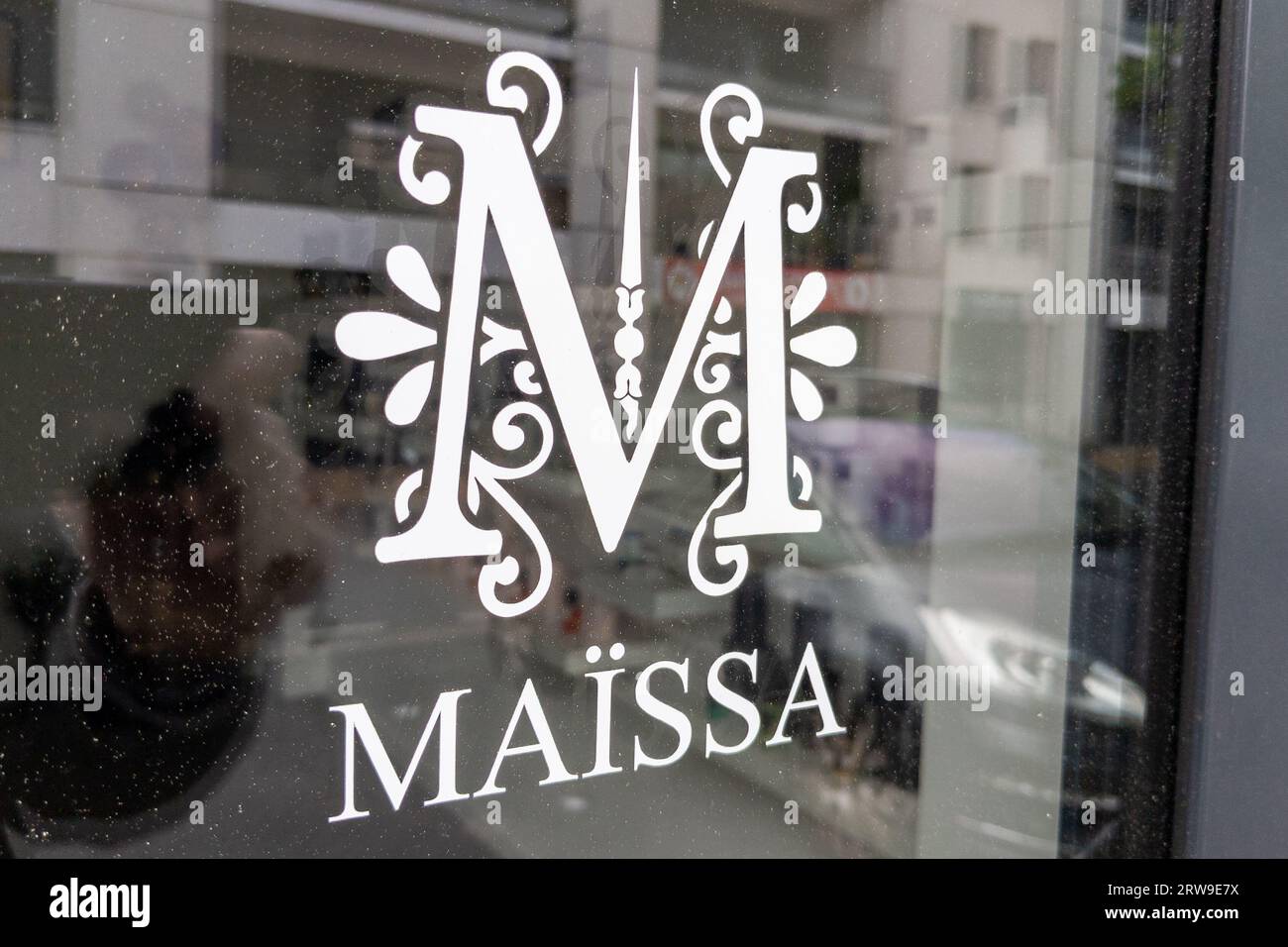 paris , France - 09 12 2023 : Maissa paris logo brand shop and text ...