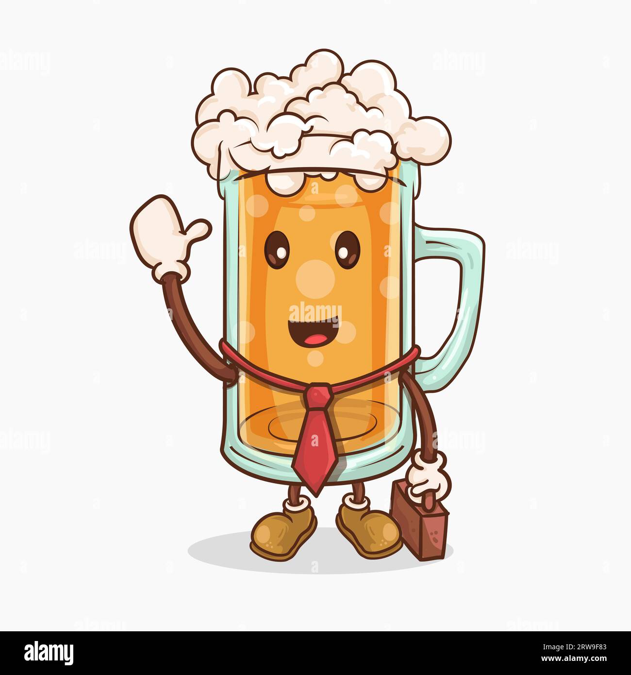 Beer mug character Stock Vector Images - Alamy