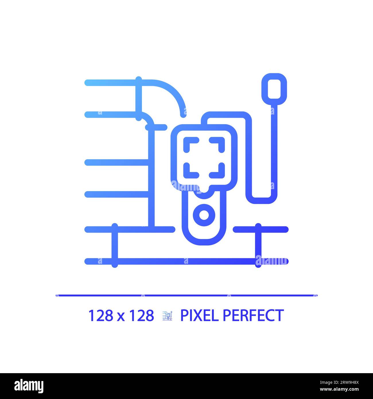 Piping connection icon simple hi-res stock photography and images - Alamy