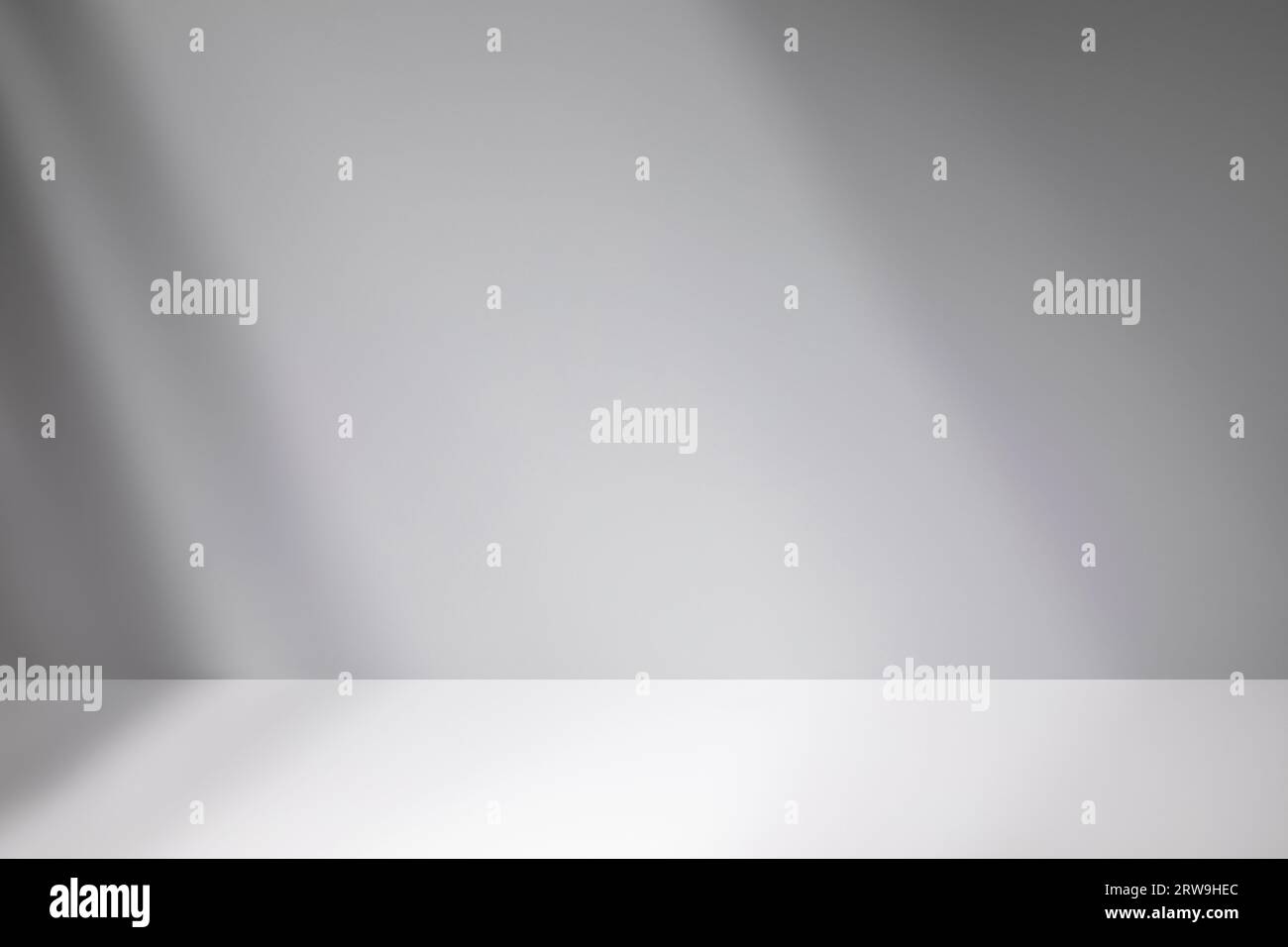 Mock up 3d room scene with natural window shadows overlay Stock Photo ...