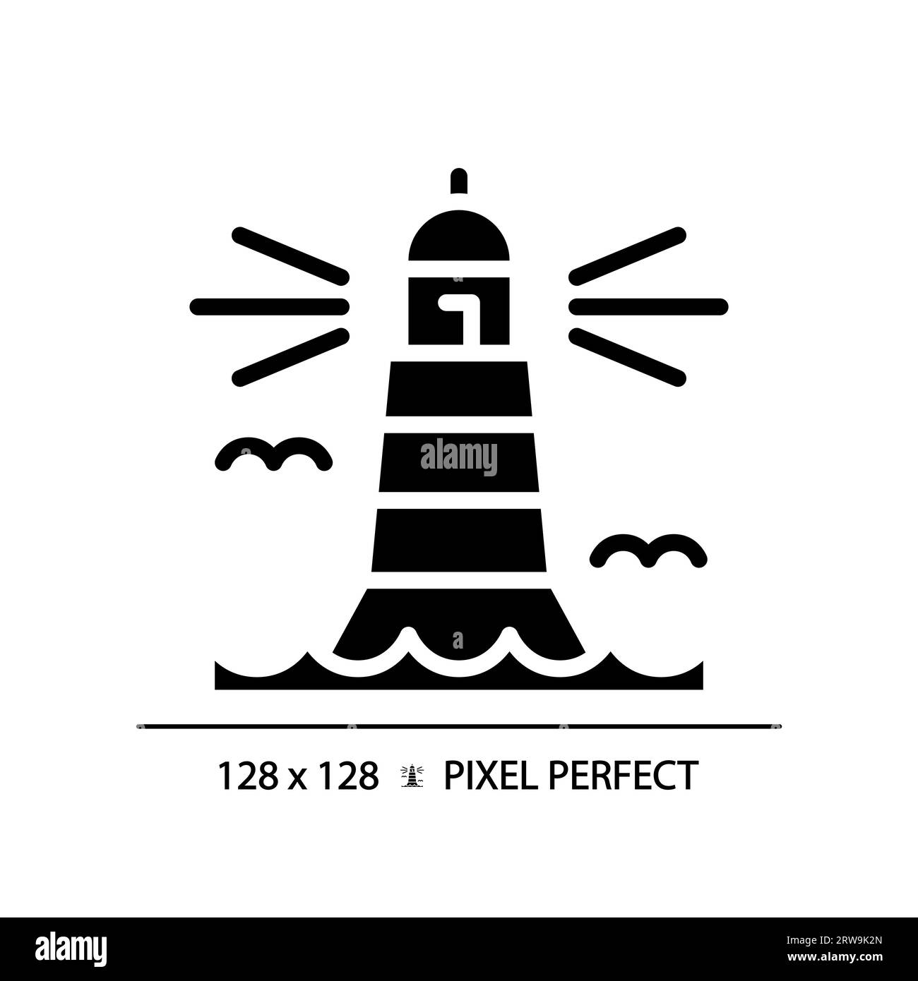 Lighthouse facade Stock Vector Images - Alamy