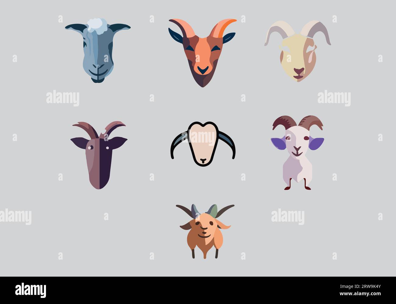 minimal stylish design animal illustration Stock Vector Image & Art - Alamy