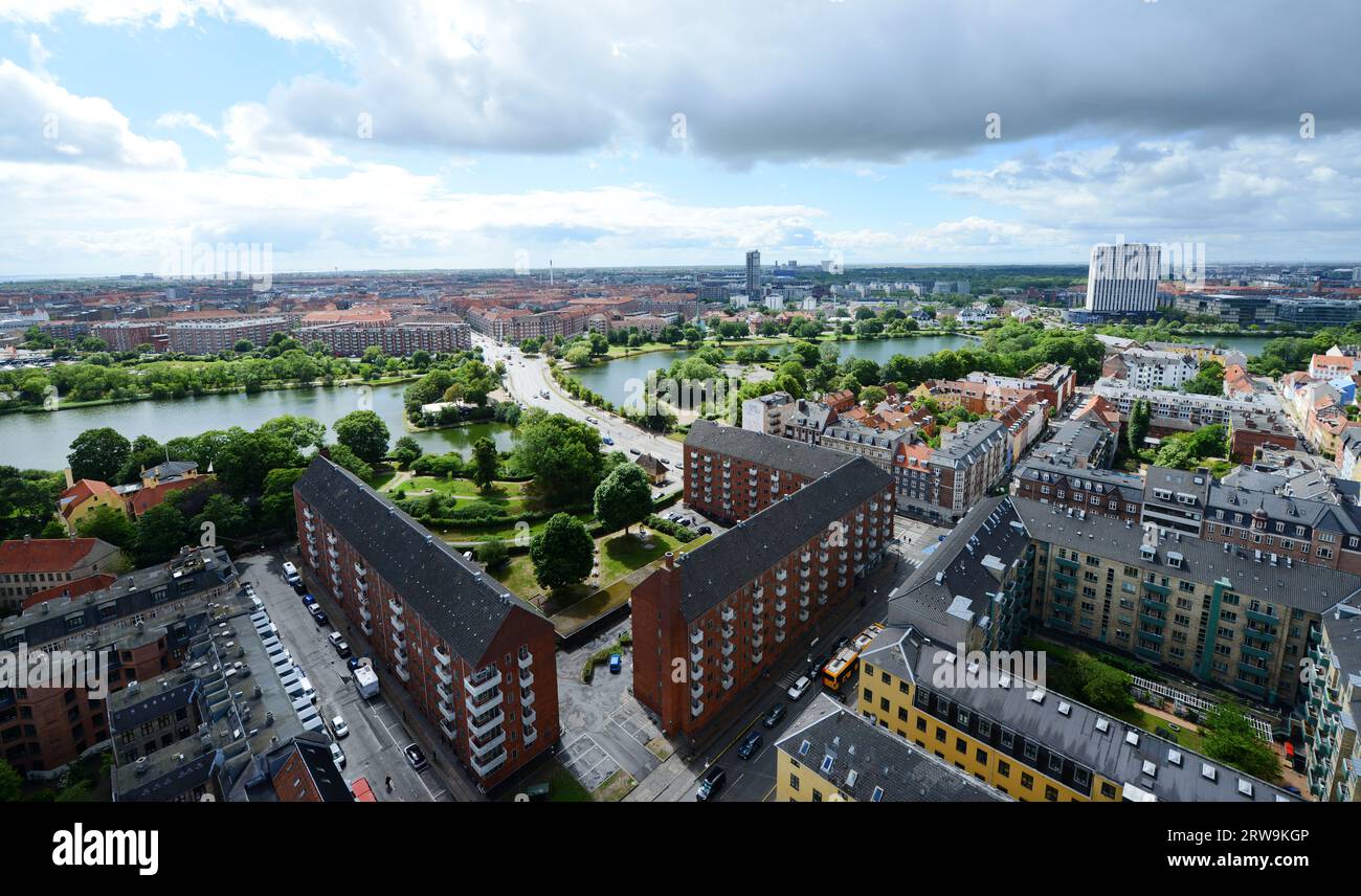 Views of residential neighborhoods in Freetown Christiania from the ...