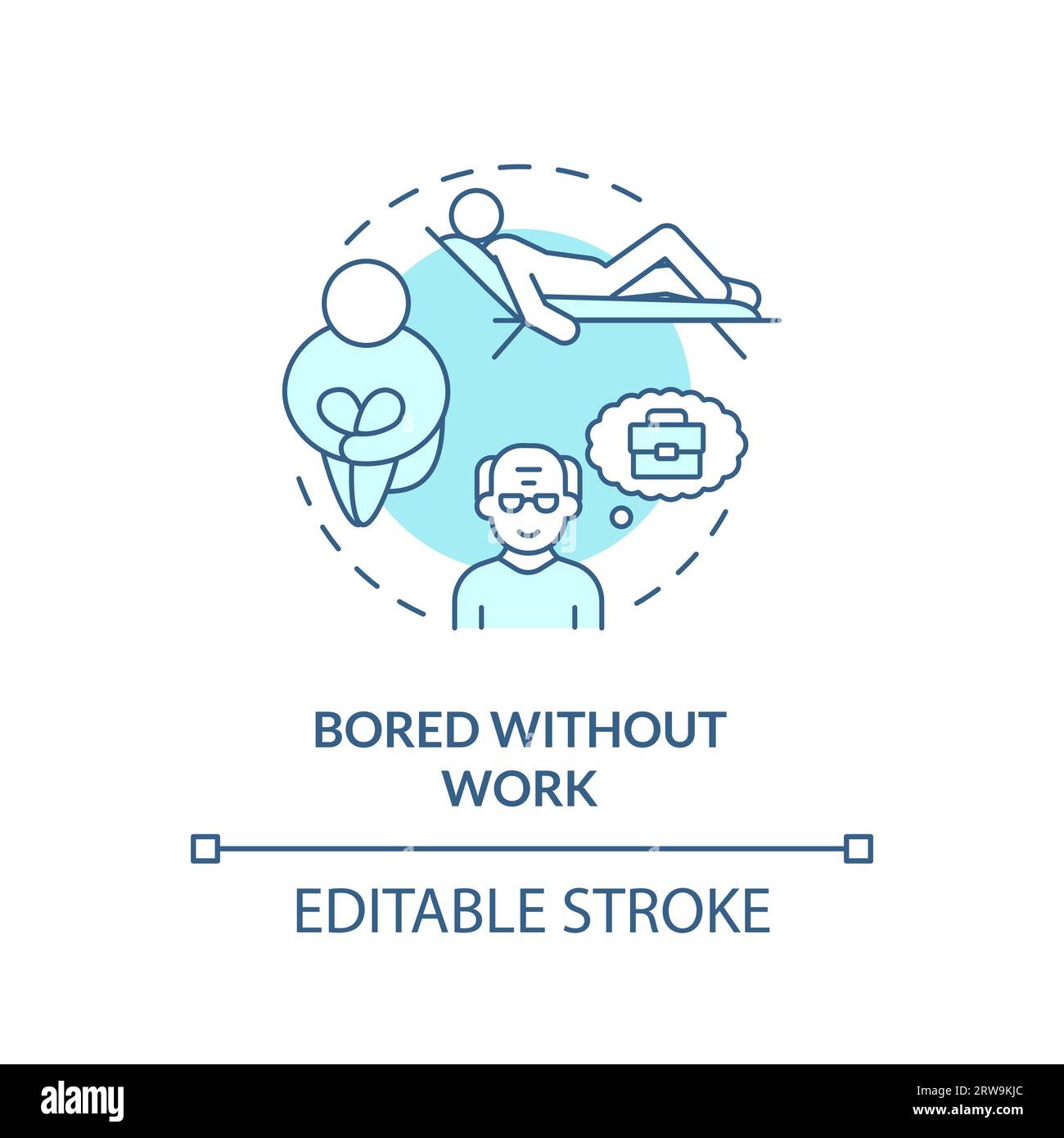 Idle workforce Stock Vector Images - Alamy