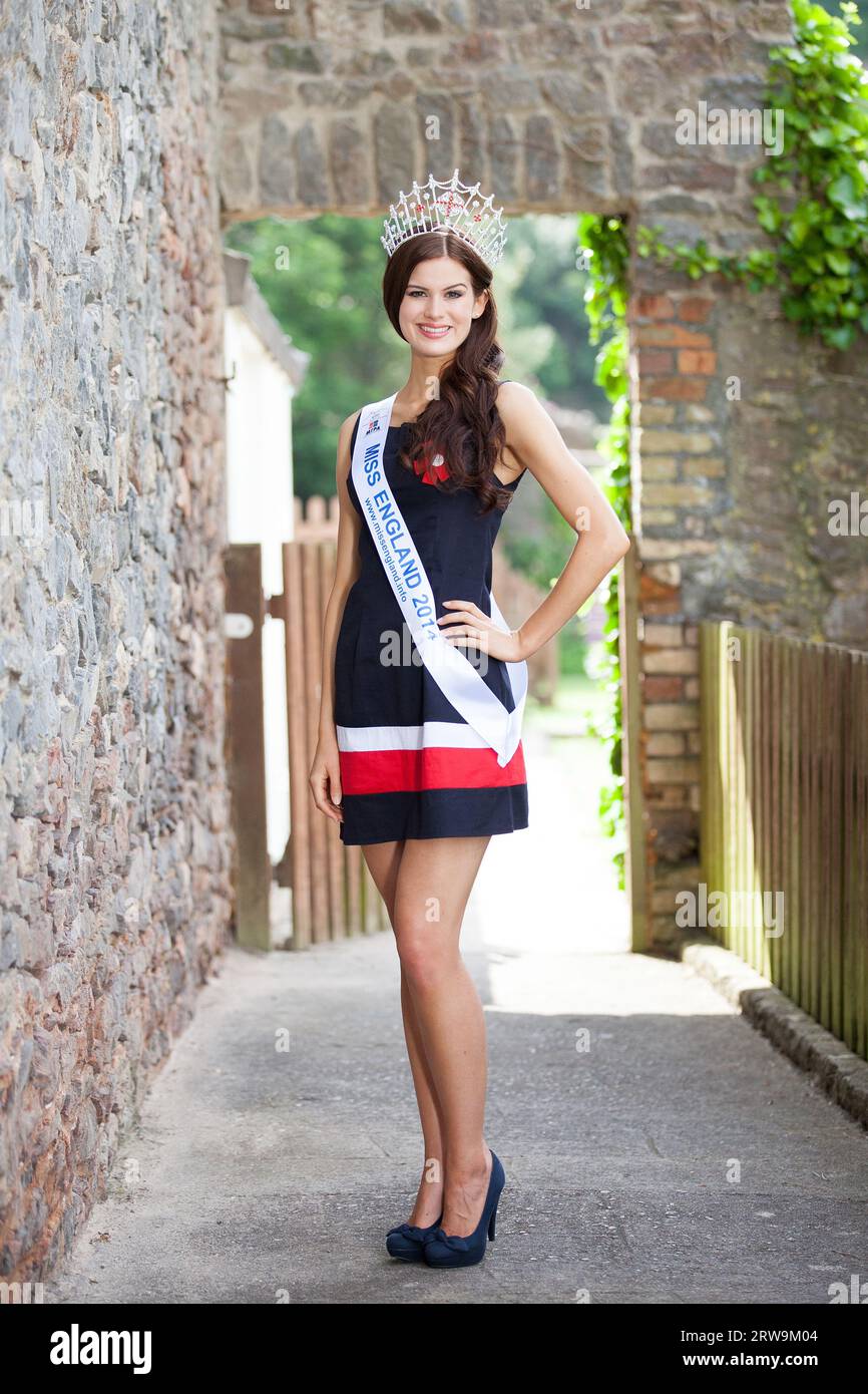 Wearing miss england sash hi-res stock photography and images - Alamy