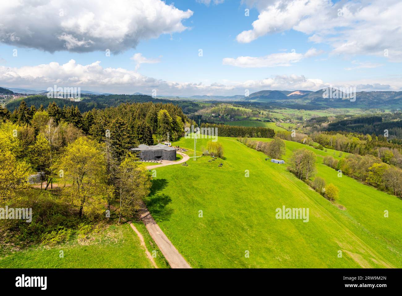 Stachelberg artillery fortress built before World War II. Zacler, Giant ...