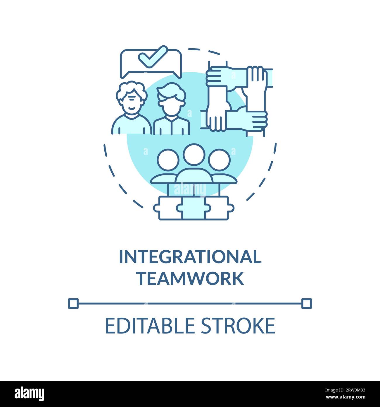 Integrational teamwork hi-res stock photography and images - Alamy