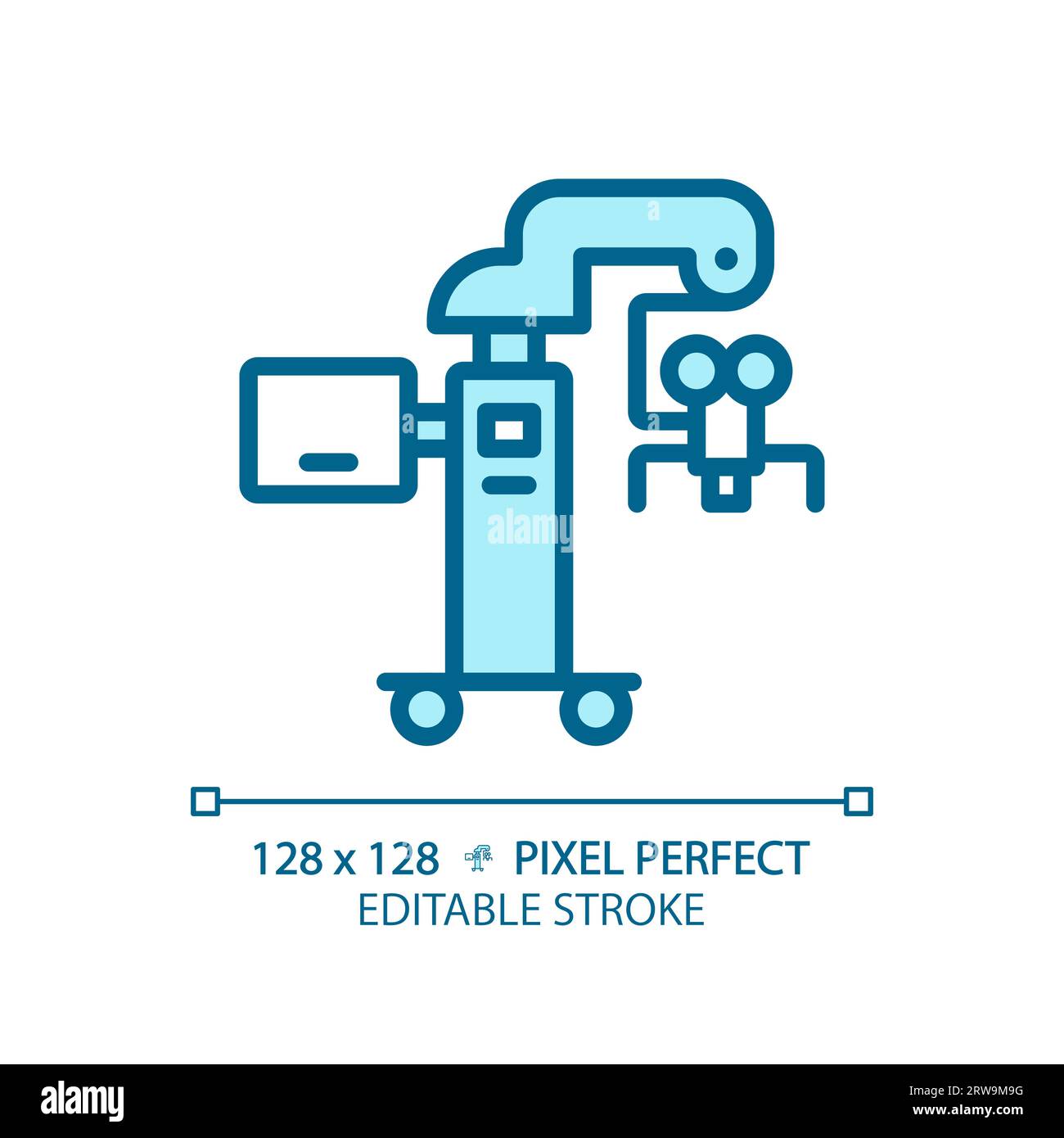 Surgical microscope pixel perfect light blue icon Stock Vector Image ... Surgical microscope pixel perfect light blue icon Stock Vector Image ...