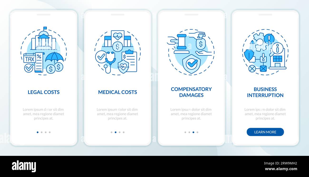 Walkthrough product liability with linear icons concept Stock Vector Image & Art - Alamy