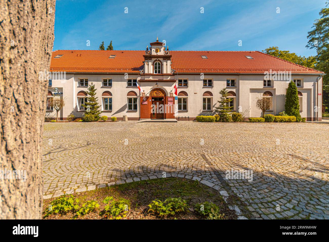 Neo-Renaissance palace in Tulowice, Poland Stock Photo - Alamy