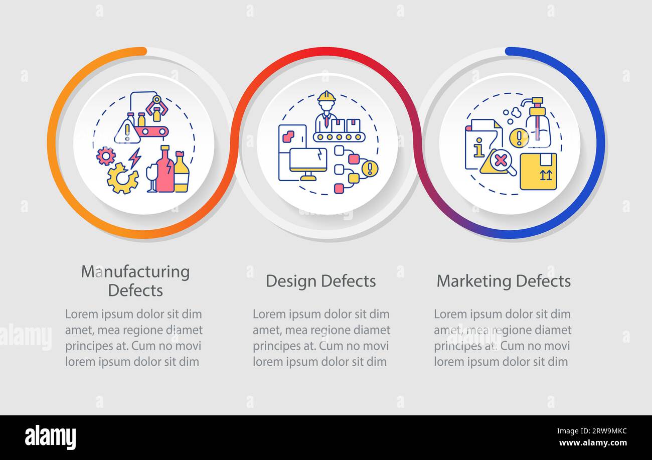 Multicolor product liability layout with linear icons Stock Vector Image & Art - Alamy