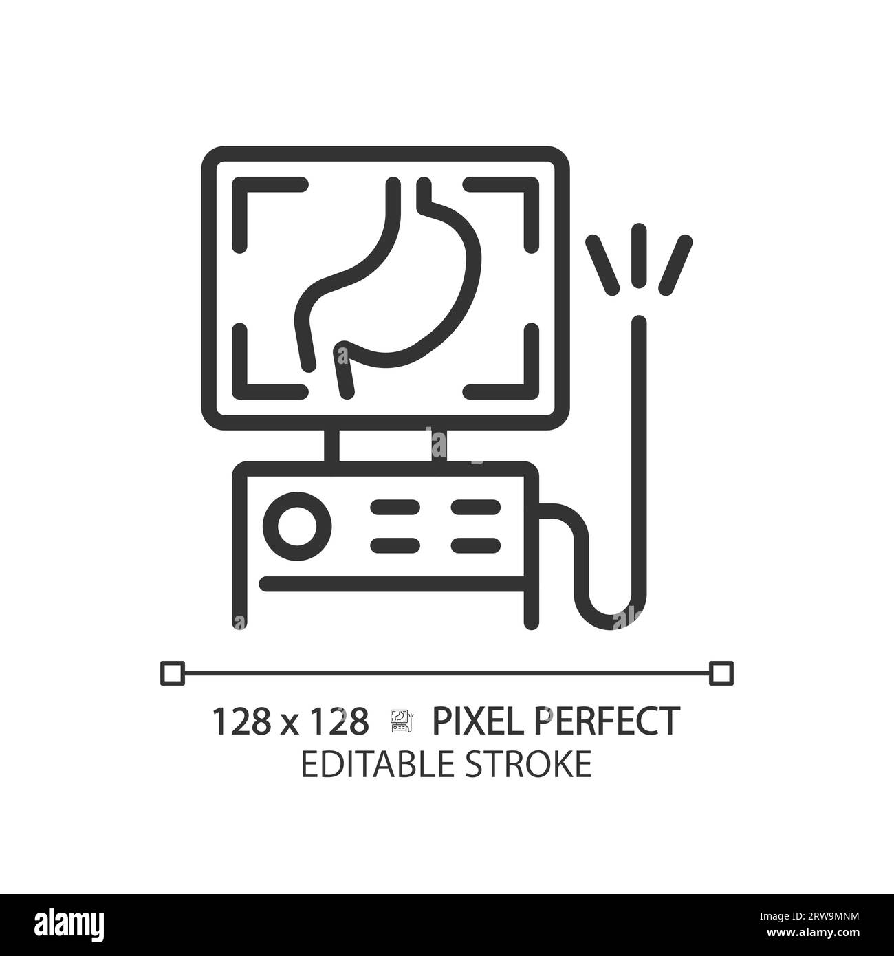 Endoscope Stock Vector Images - Alamy