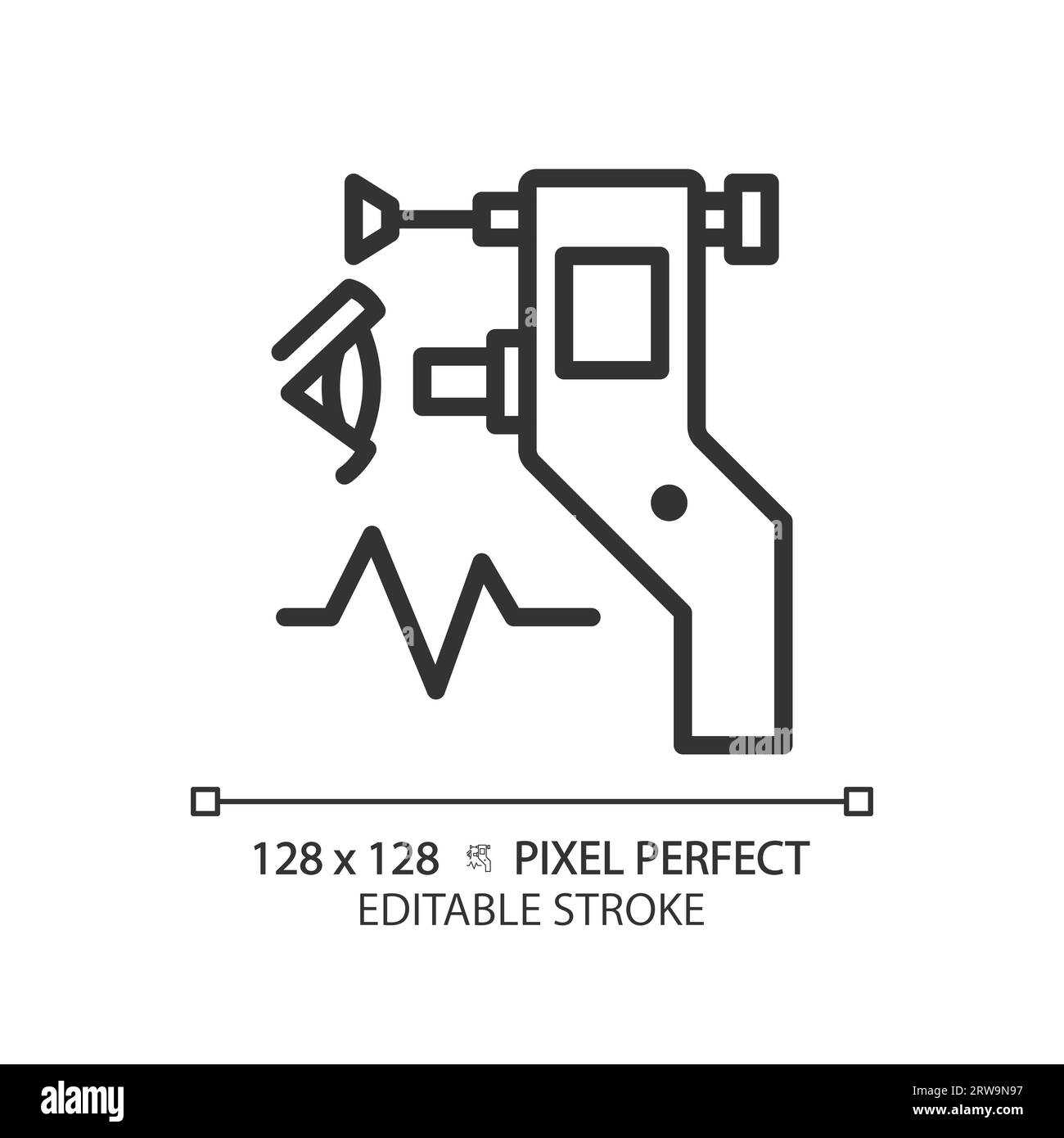 Eye tonometer pixel perfect linear icon Stock Vector Image & Art - Alamy Eye tonometer pixel perfect linear icon Stock Vector Image & Art - Alamy