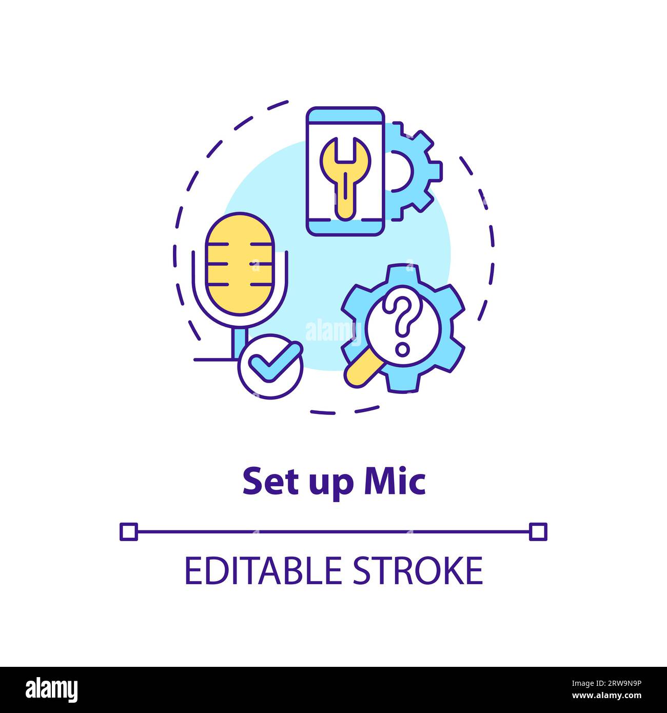Set up mic hi-res stock photography and images - Alamy
