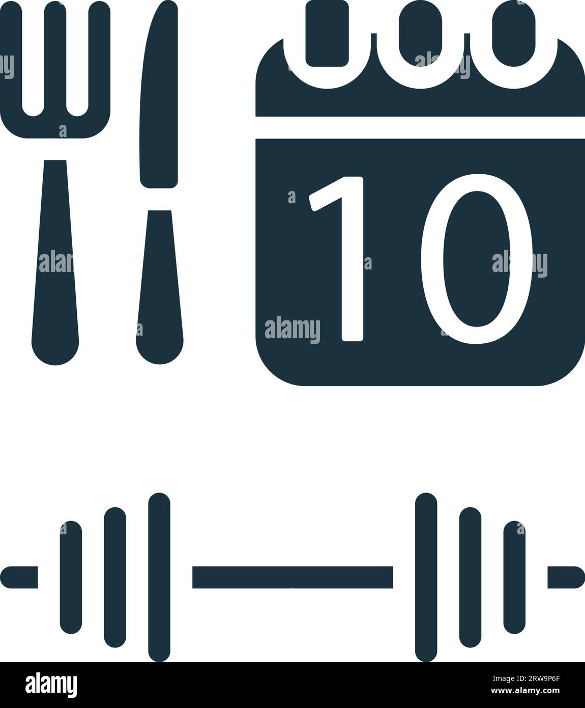 Daily Routine Icon Monochrome Simple Sign From Productivity Collection