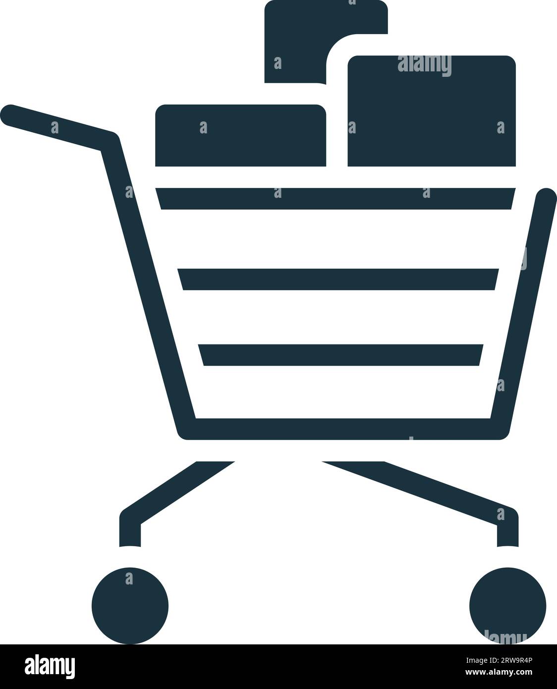 Goods icon. Monochrome simple sign from operation management collection ...