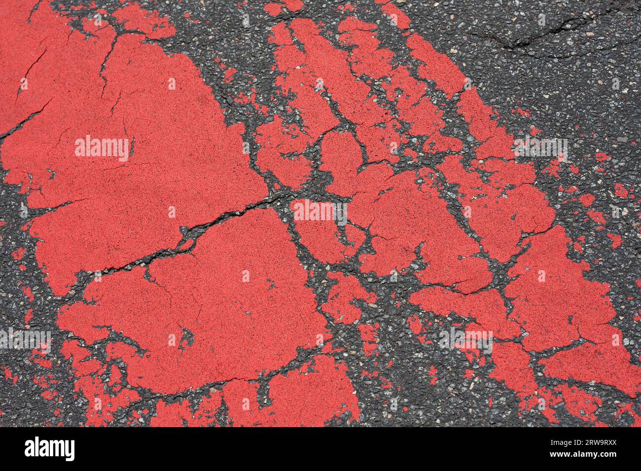 Red road surface hi-res stock photography and images - Alamy