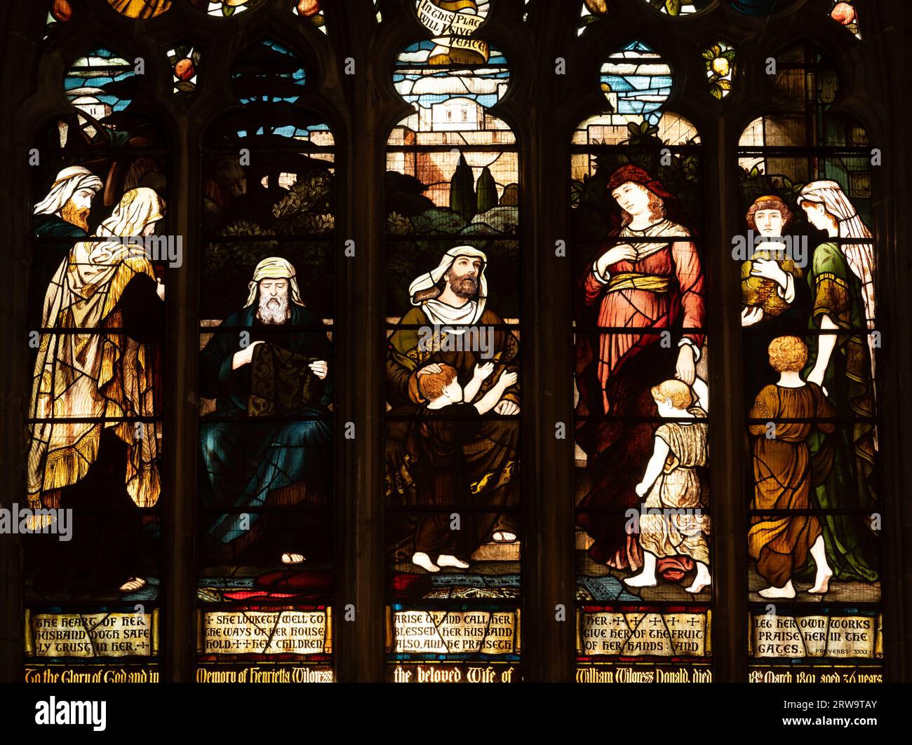 Daniel Cottier stained glass in Holy Trinity Church, Leamington Spa ...