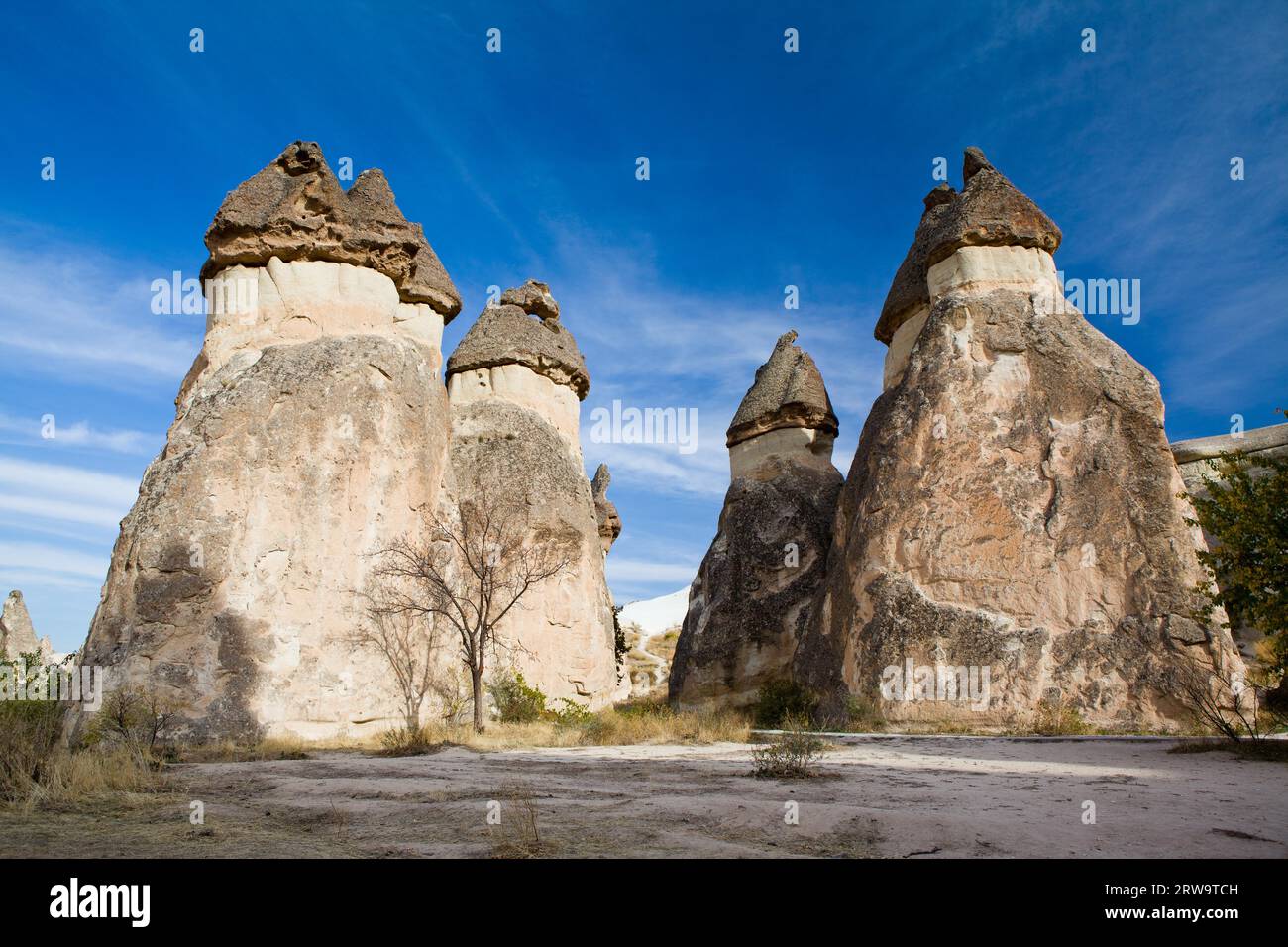 Fairy chimneys in Cappadocia, Turkey Stock Photo - Alamy