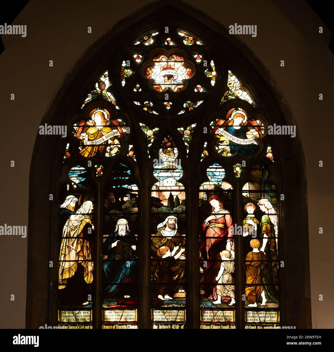 Daniel Cottier stained glass in Holy Trinity Church, Leamington Spa ...