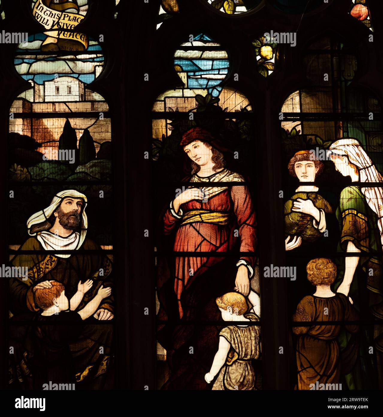 Daniel Cottier stained glass in Holy Trinity Church, Leamington Spa ...