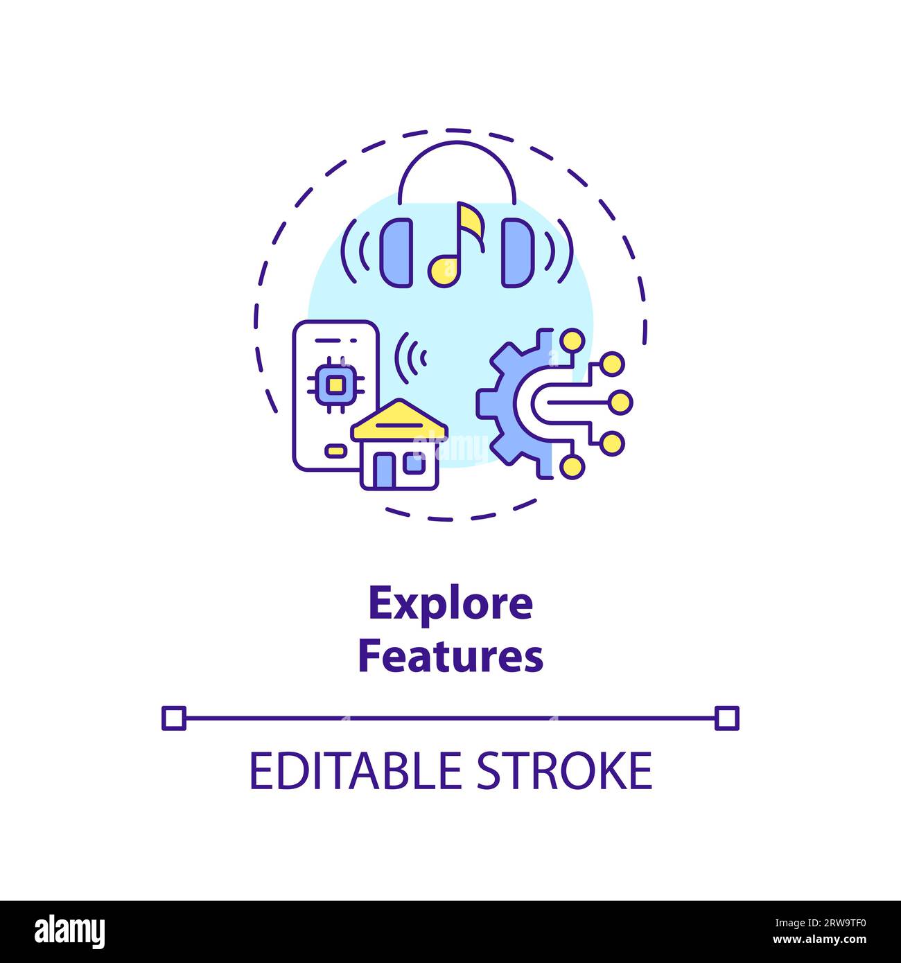 Features characteristic Stock Vector Images - Alamy