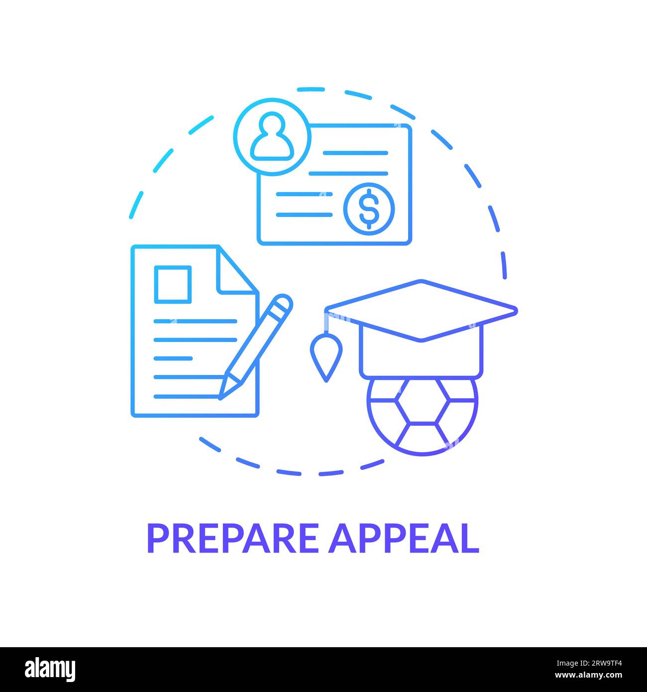 2D prepare appeal gradient thin line icon concept Stock Vector Image & Art - Alamy