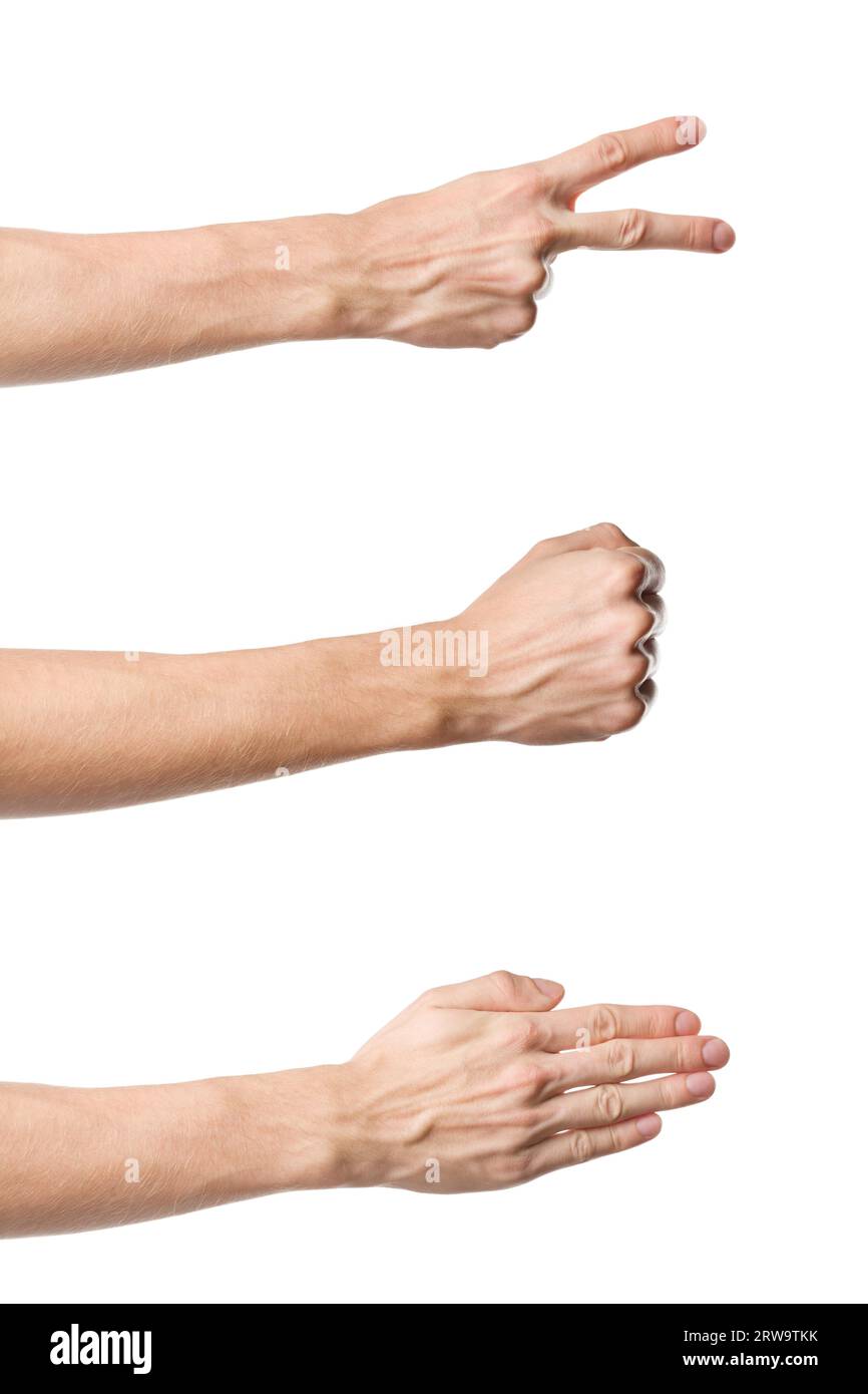Hand gestures game hi-res stock photography and images - Alamy