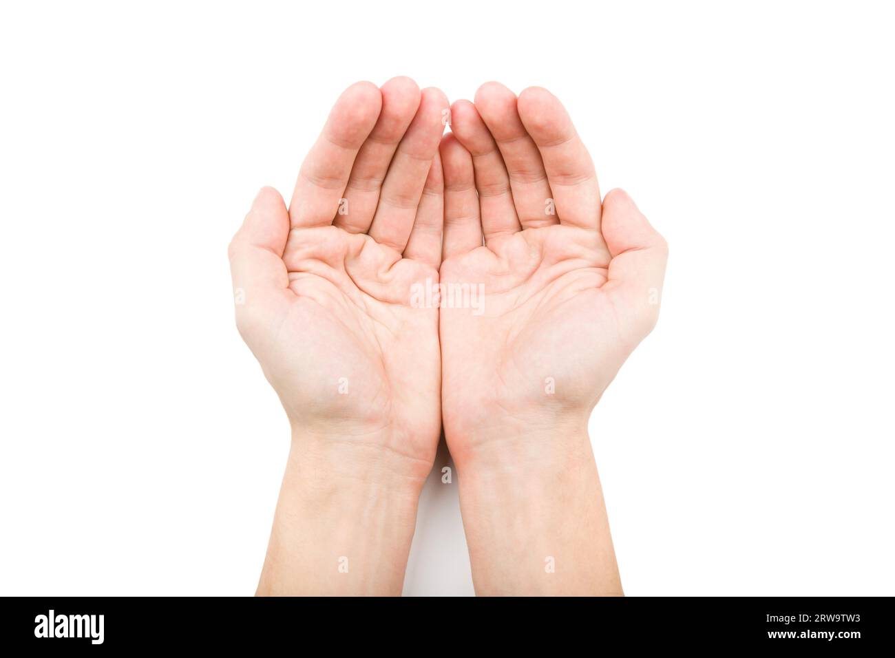 Open Giving Hands Hand Gesture Open Palm Giving Or Taking Royalty Free