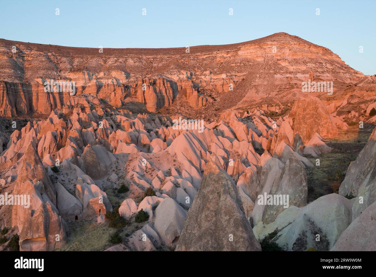Cappadocia landscape at sunset Stock Photo - Alamy