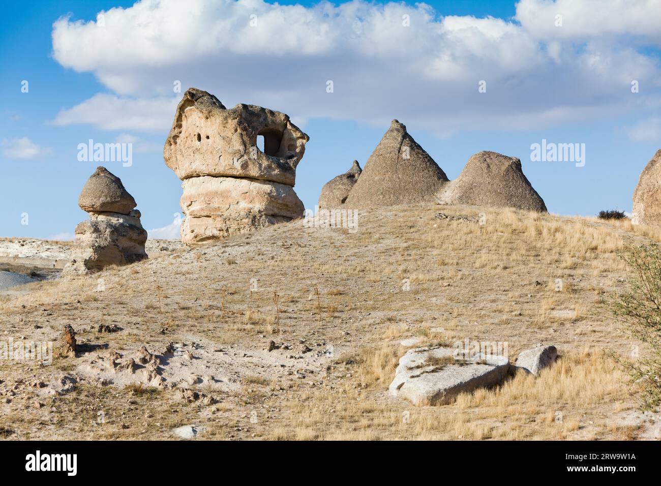 Cappadocia fairy chimneys, Turkey miracle Stock Photo - Alamy