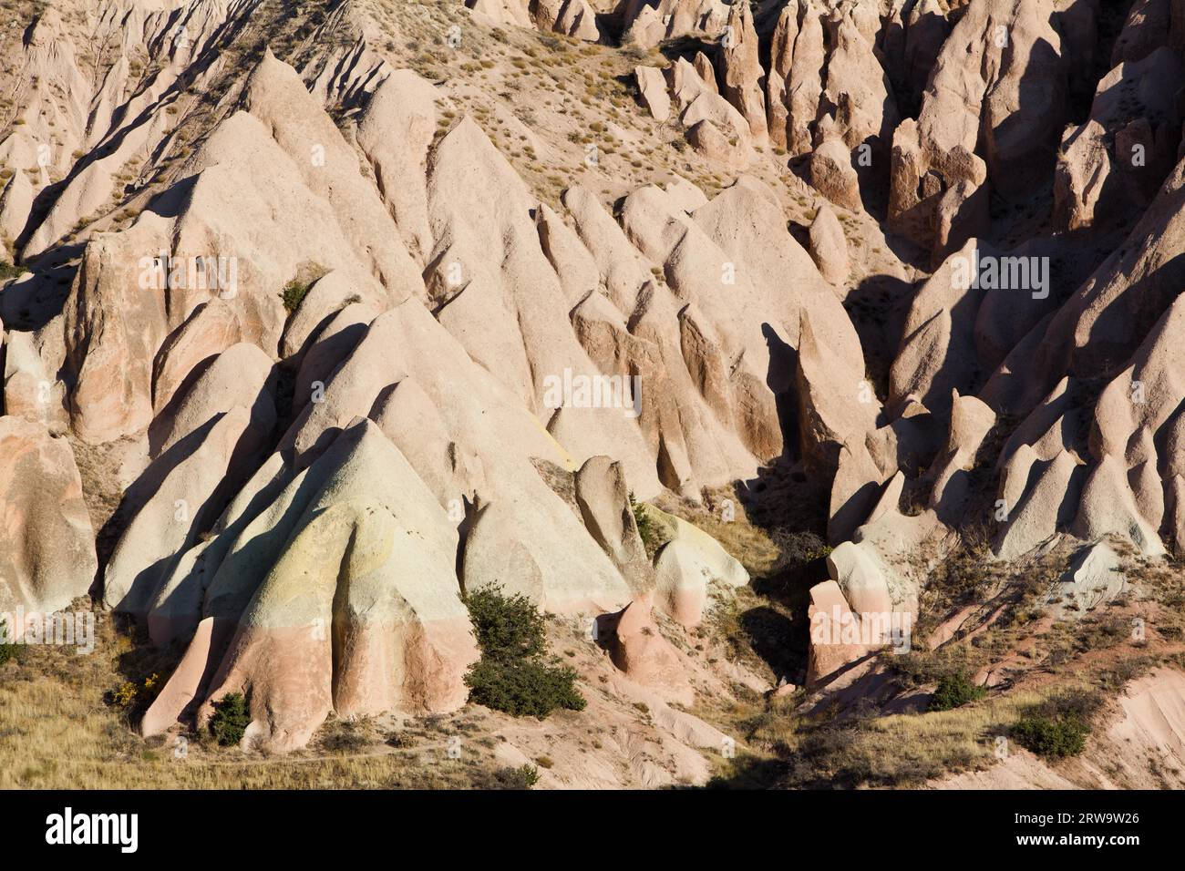 Strange stone formations, Cappadocia, Turkey Stock Photo - Alamy