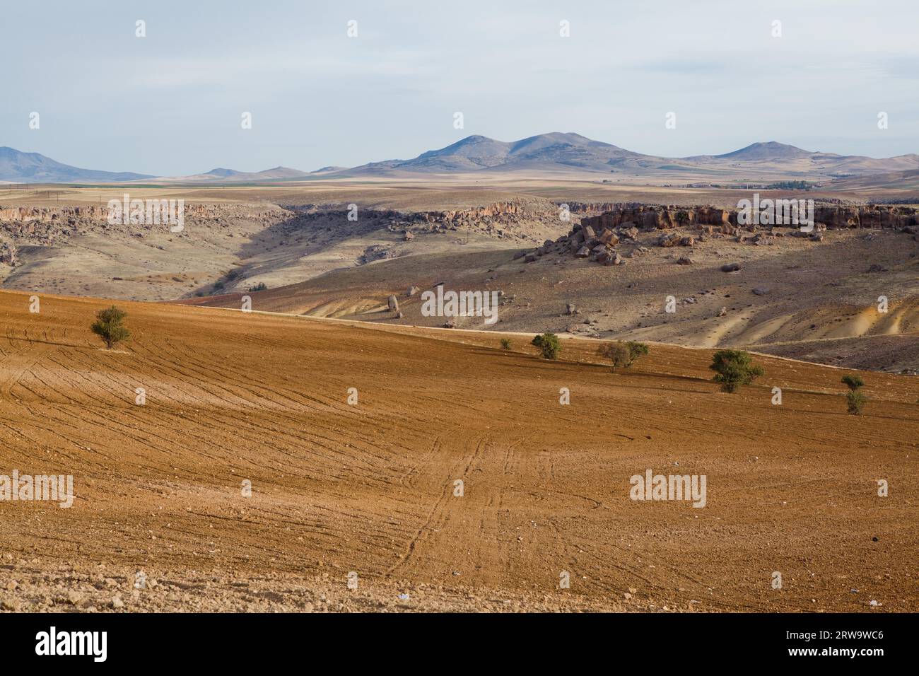 Erosion of the ground in Cappadocia, Turkey Stock Photo - Alamy