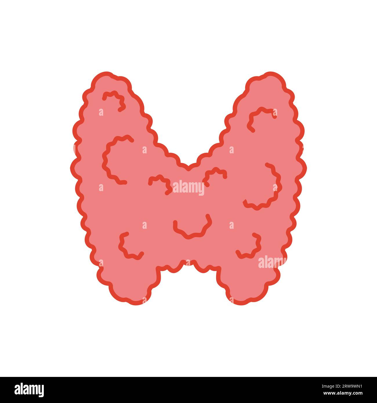 Goitre thyroid Stock Vector Images - Alamy