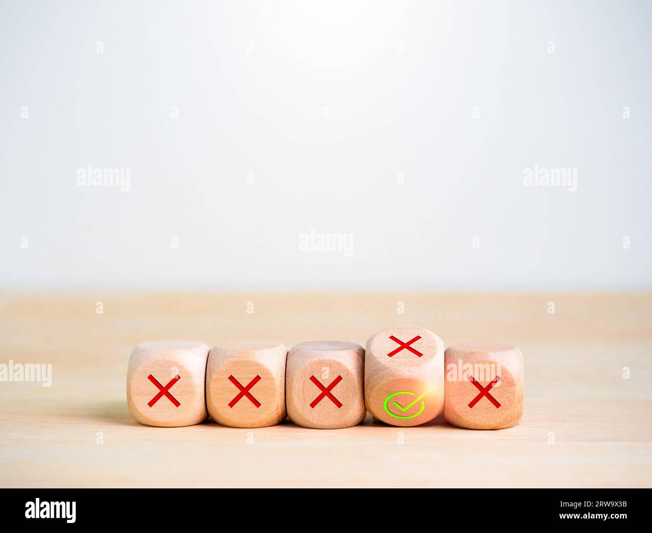 Business solution, strategy and decision, change wrong to right ...