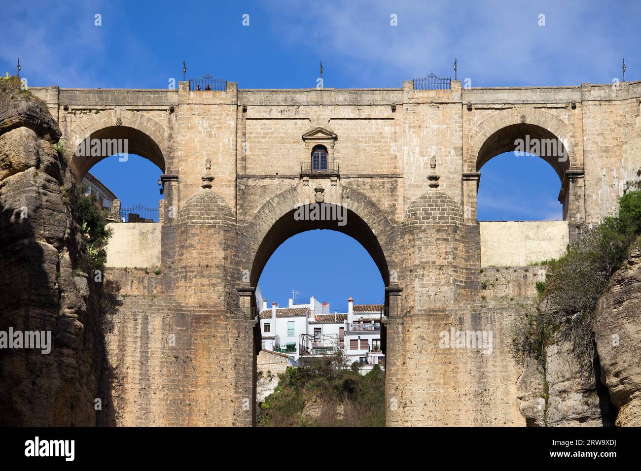 New Bridge (Spanish: Puente Nuevo) from 18th century in Ronda ...