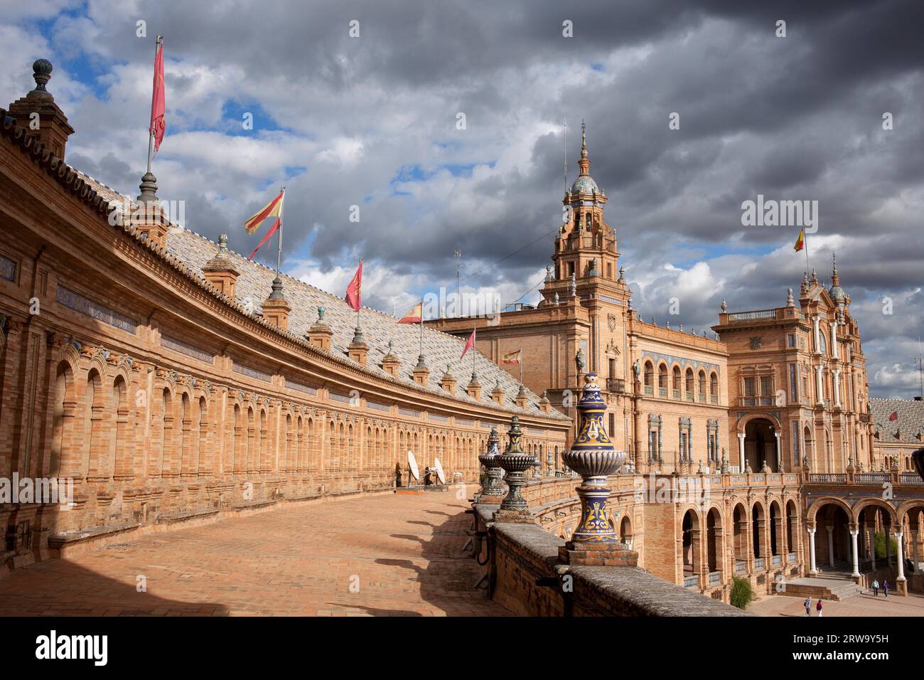 Plaza de Espana (Spain's Square) in Seville, Spain, Andalusia region ... Plaza de Espana (Spain's Square) in Seville, Spain, Andalusia region ...