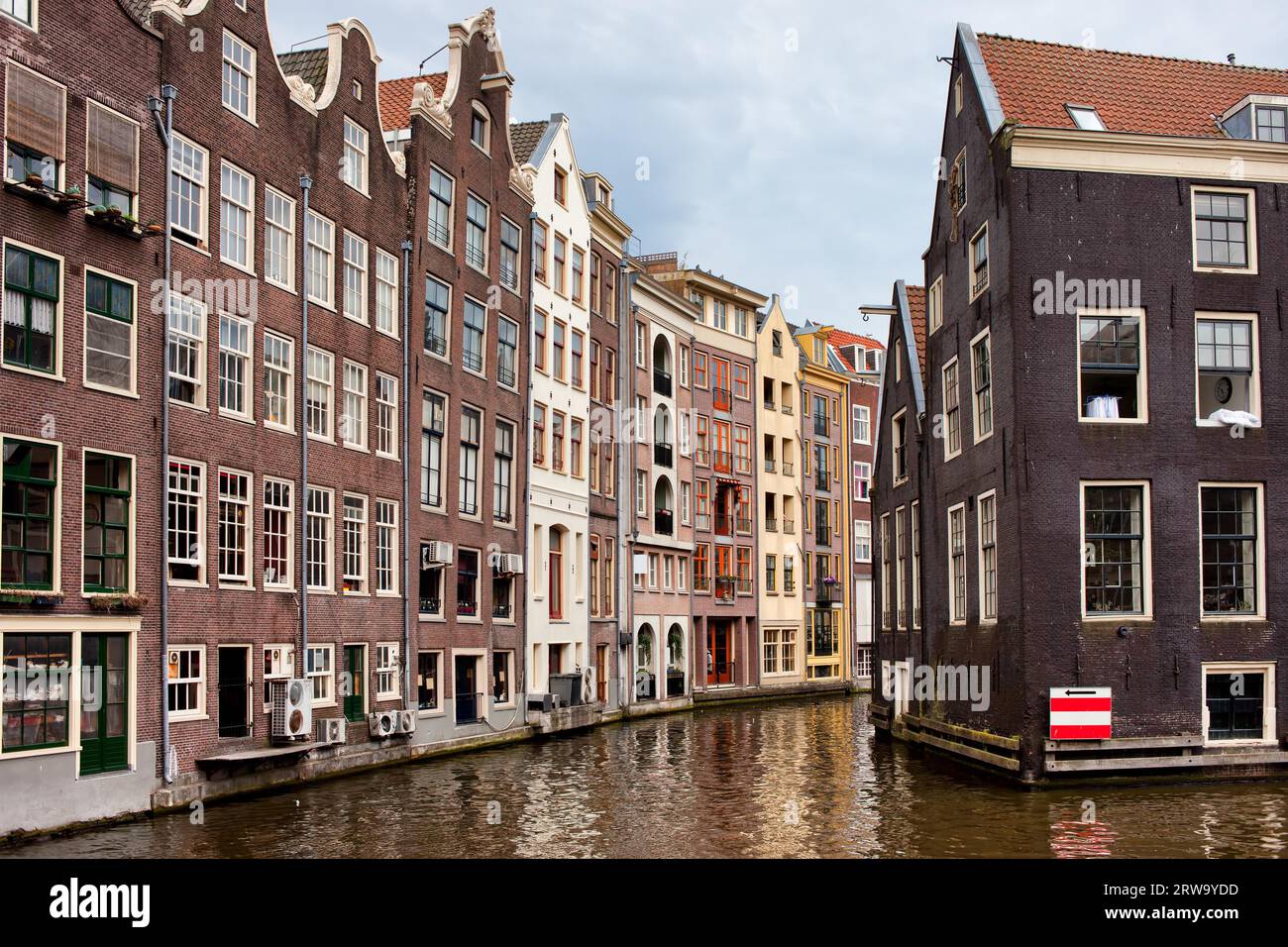 Amsterdam canal houses, traditional, historic, residential architecture ...