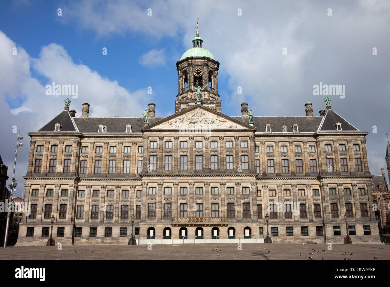 Royal Palace (Dutch: Koninklijk Paleis) in the city of Amsterdam ...