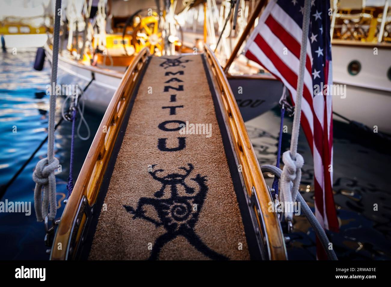 IMAGE DISTRIBUTED FOR LAPRESSE - The 'Manitou' boat during the Classic ...
