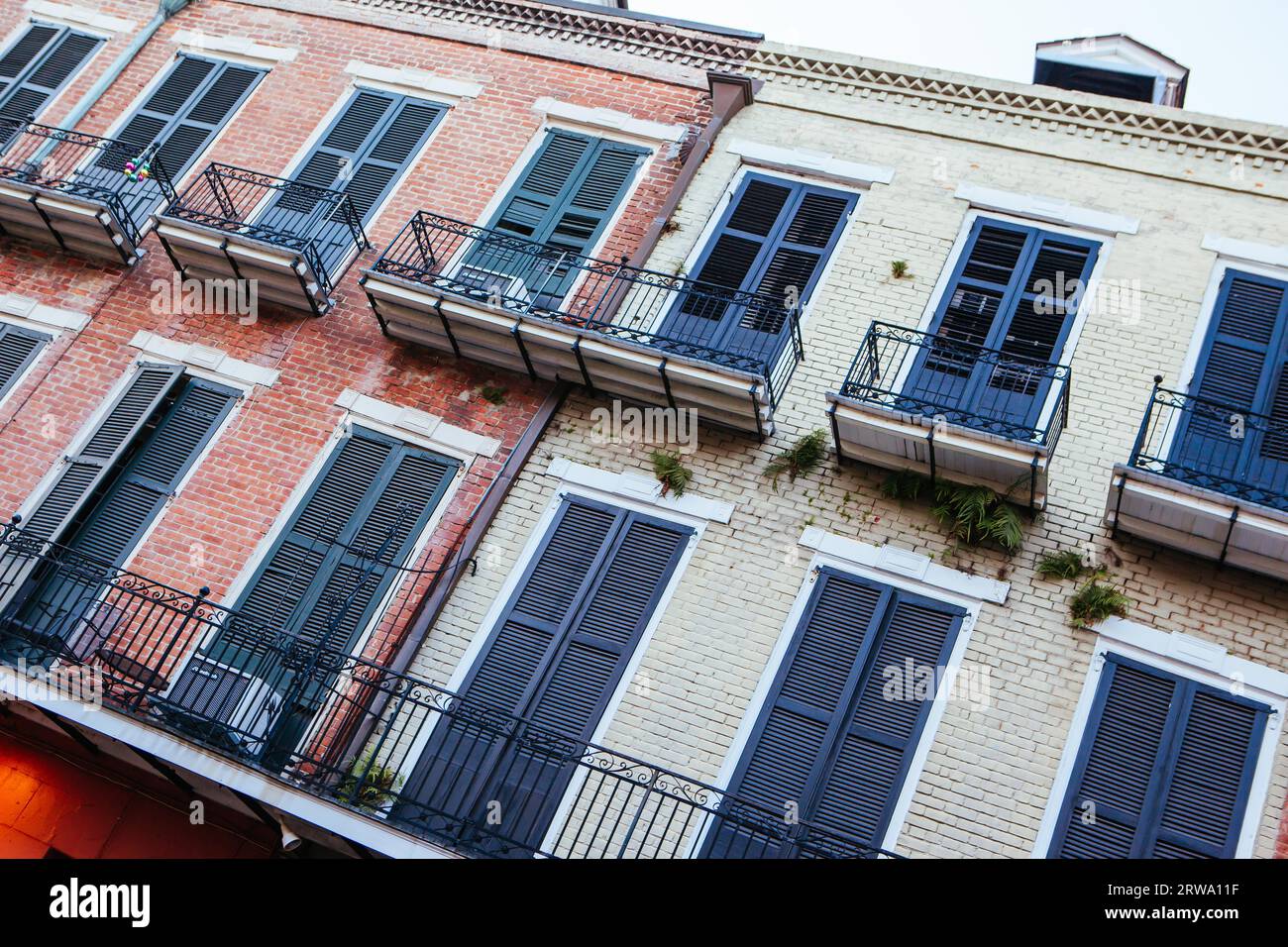 New Orleans, USA, January 23 2013: Stunning Southern French Quarter ...