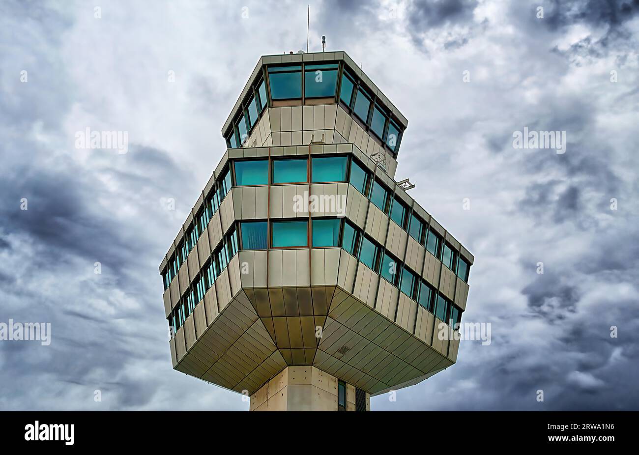 Airport tegel tower control center Stock Photo - Alamy