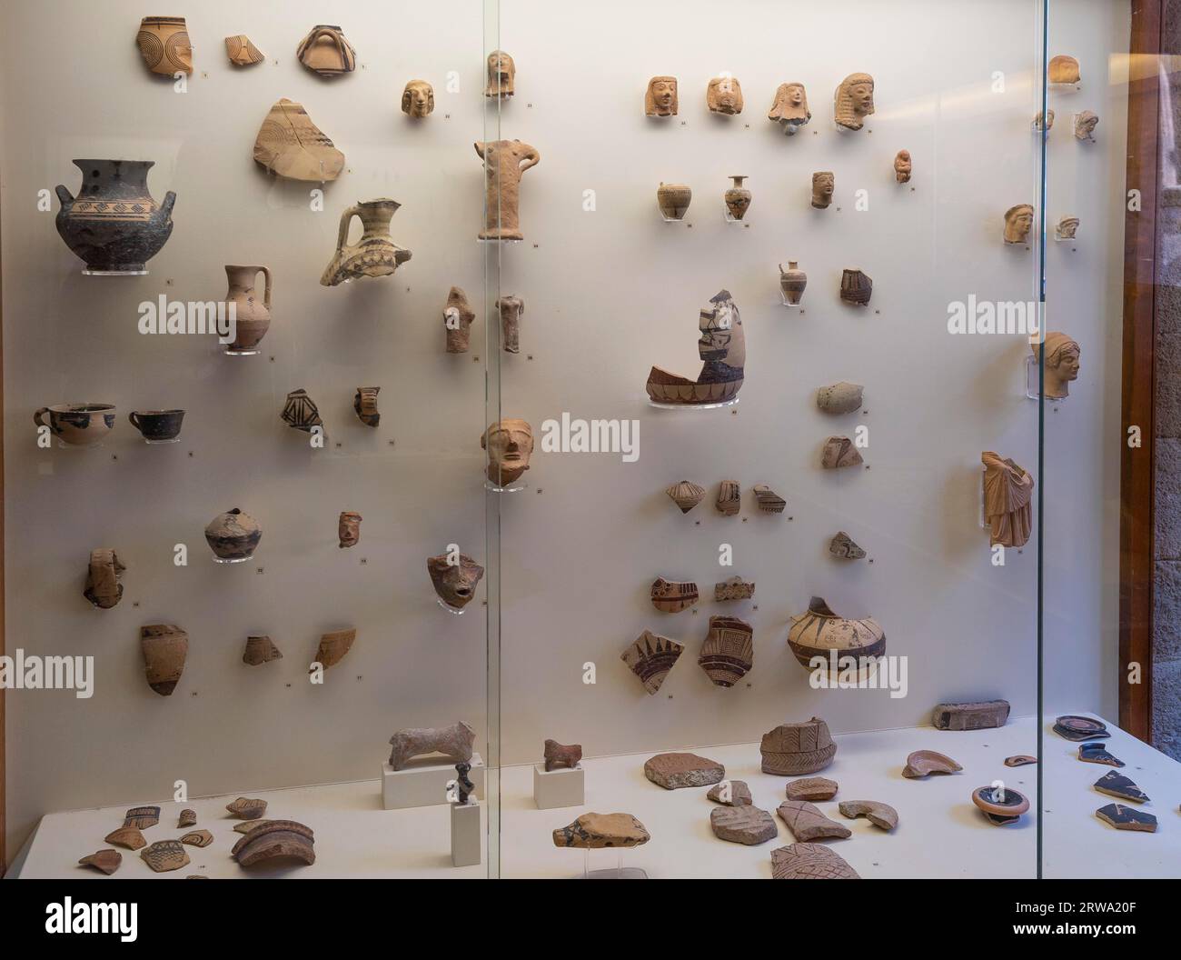 Historical artefacts, exhibits, Archaeological Museum in the former ...