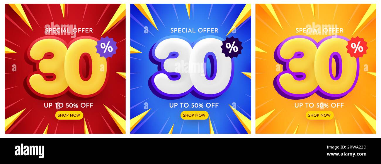 30 percent discount Stock Vector Images - Alamy