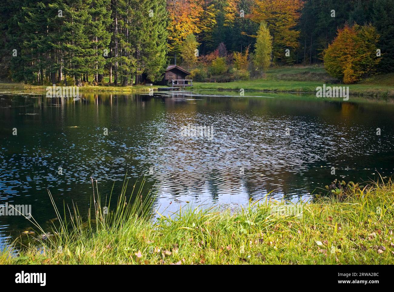Landscape in the Franconian Forest nature park Park. The Franconian ...