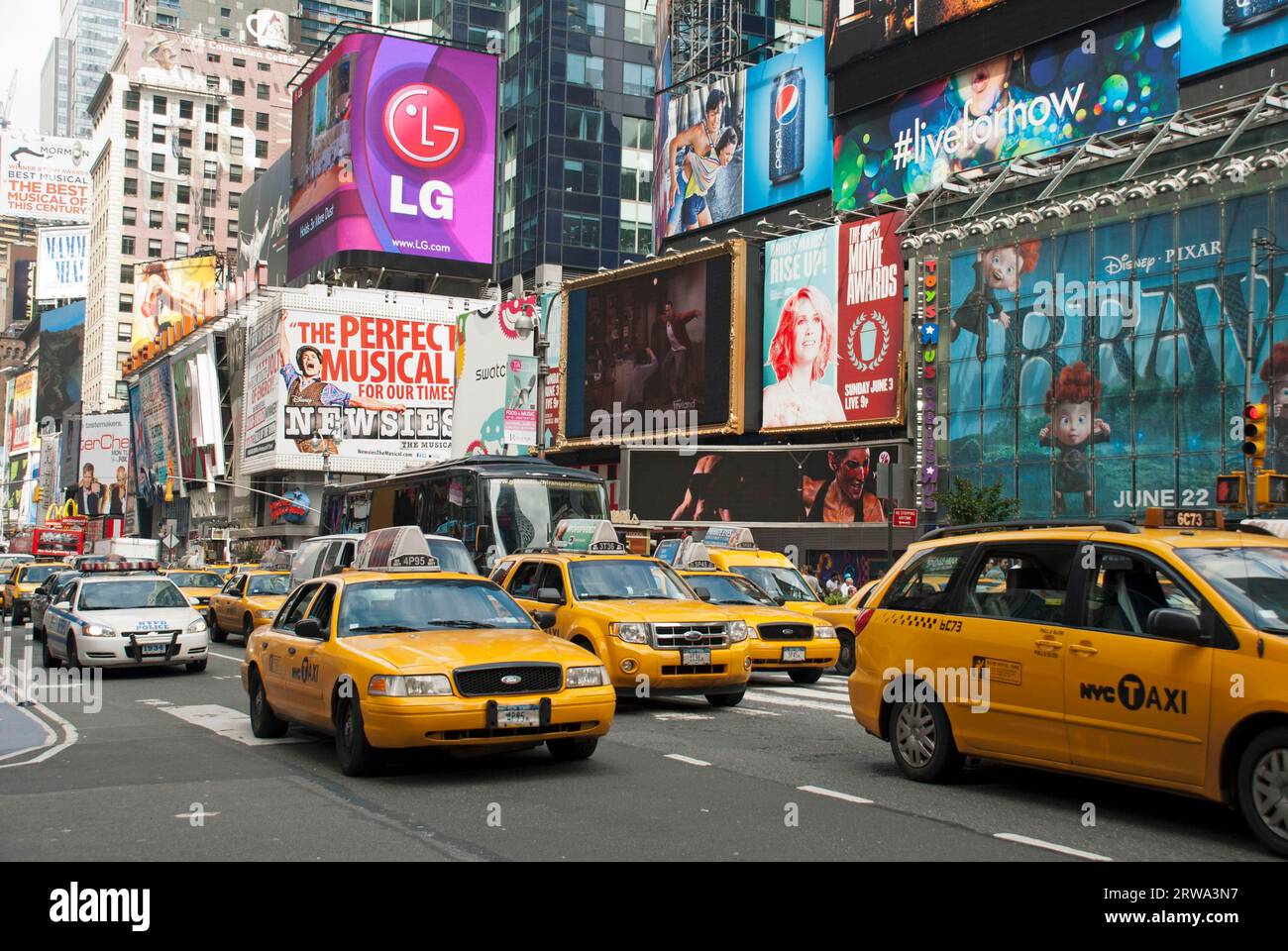 Times square information hi-res stock photography and images - Alamy