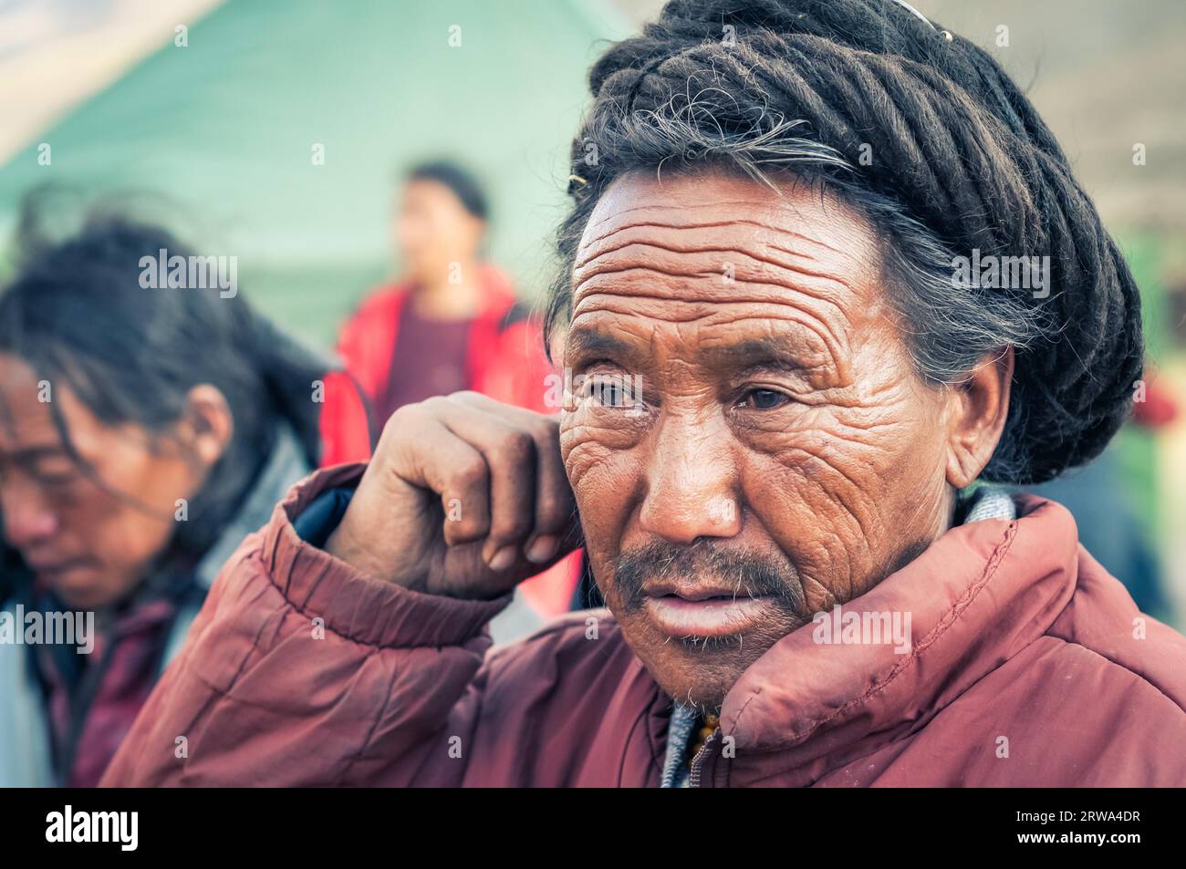 Old man with dreadlocks hi-res stock photography and images - Alamy