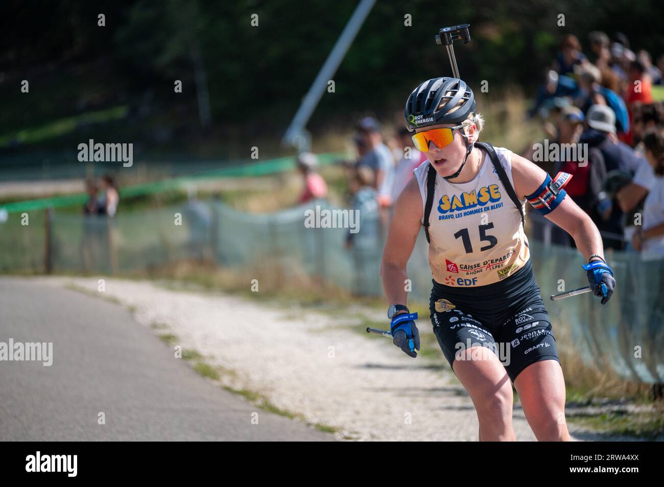 CHAUVEAU SOPHIE during the Biathlon Summer Tour 2023 on September 17 ...