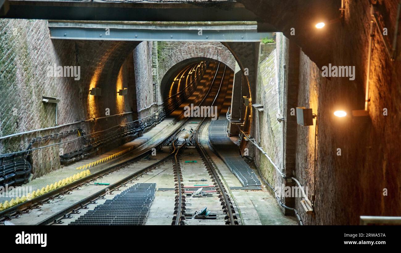 Aerial view old tram hi-res stock photography and images - Alamy