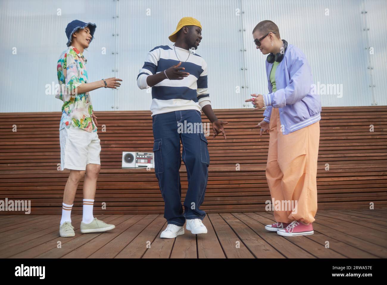 Urban Group Of Young Men